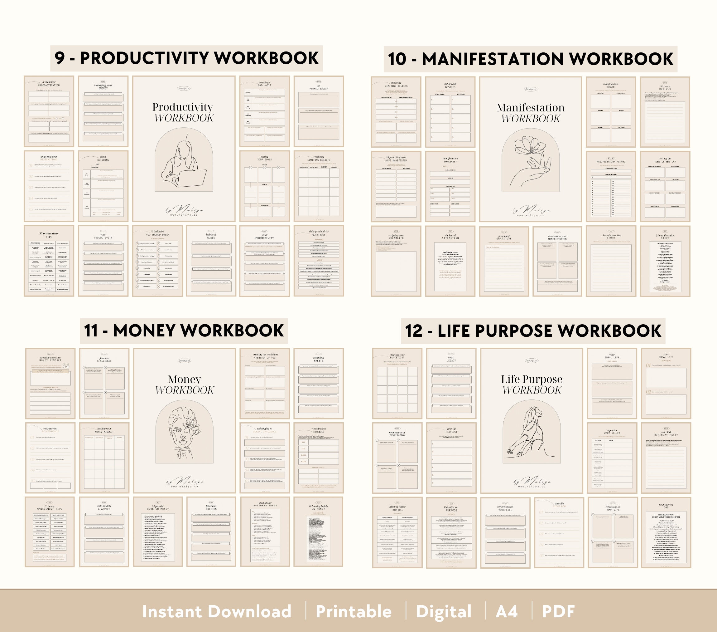 Relationship Bundle Workbooks Couples Therapy, Counseling, Marriage ...