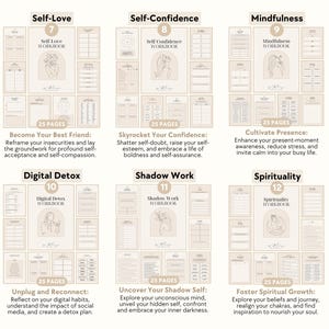 Growth Mindset Bundle | Workbooks - Productivity, Manifest Money ...