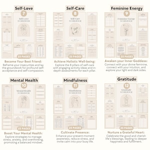 Spirituality Bundle | Workbooks - Shadow Work, Feminine Energy, Higher ...