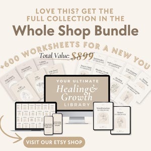 Productivity Bundle | Workbooks & Planner, Goal Setting, Habit Tracker ...