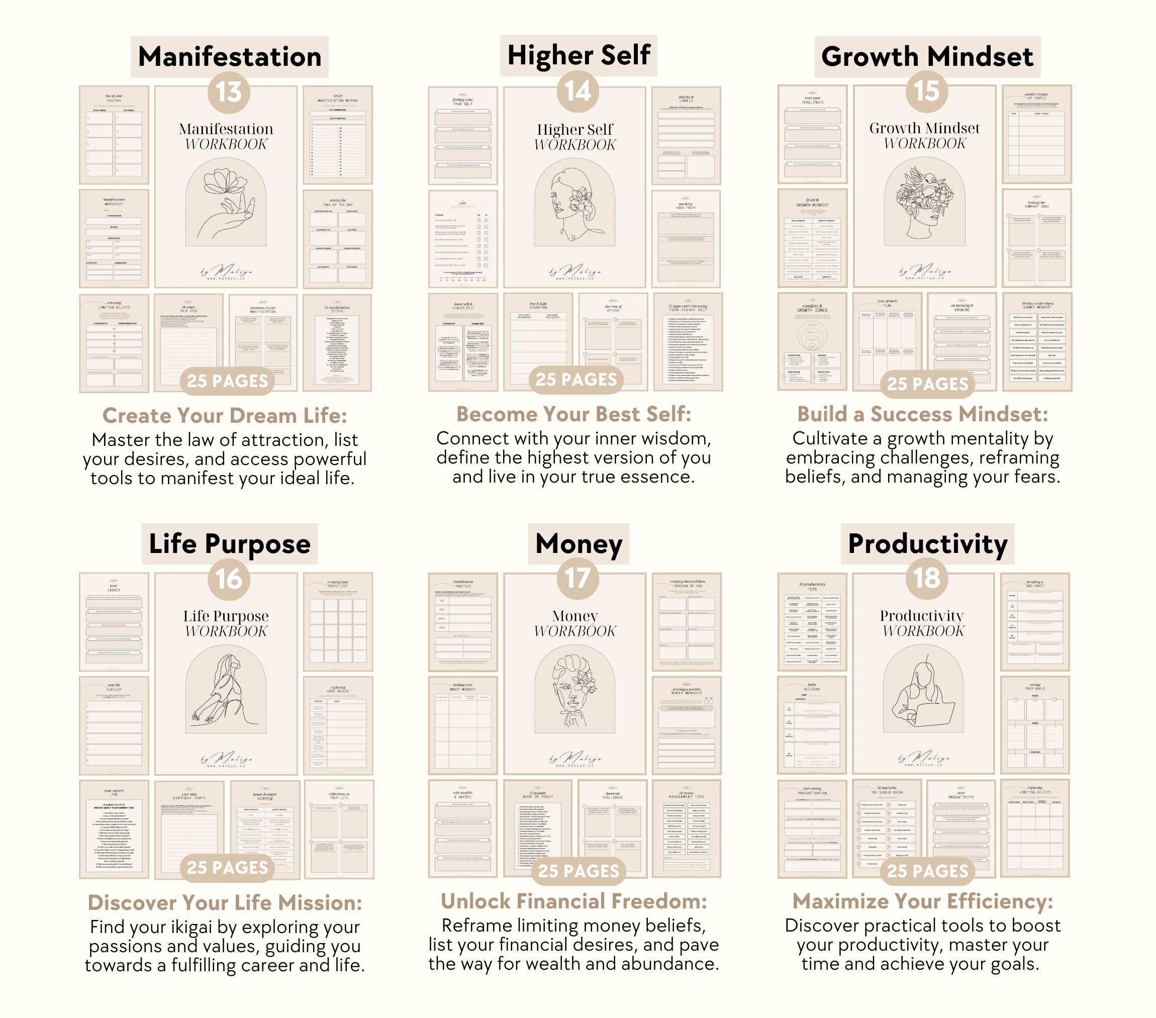 Dating Bundle Workbooks Manifest Dream Partner & Relationship, High ...