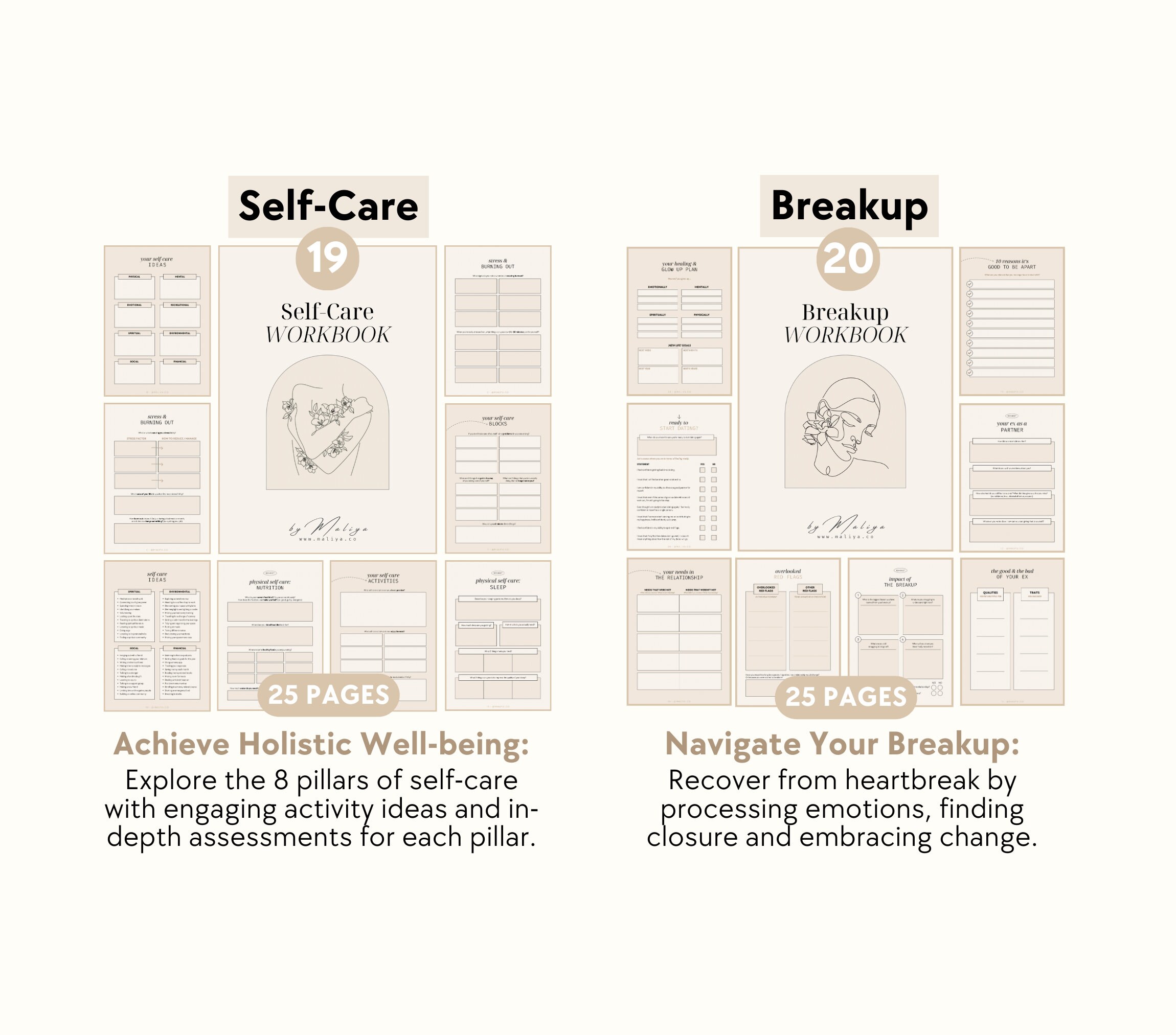 Dating Bundle Workbooks Manifest Dream Partner & Relationship, High ...