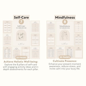 Productivity Bundle | Workbooks & Planner, Goal Setting, Habit Tracker ...