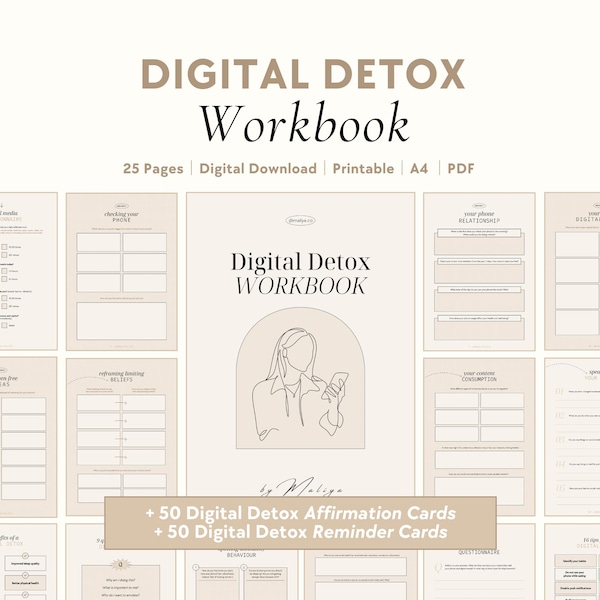 Detox Planner - Etsy