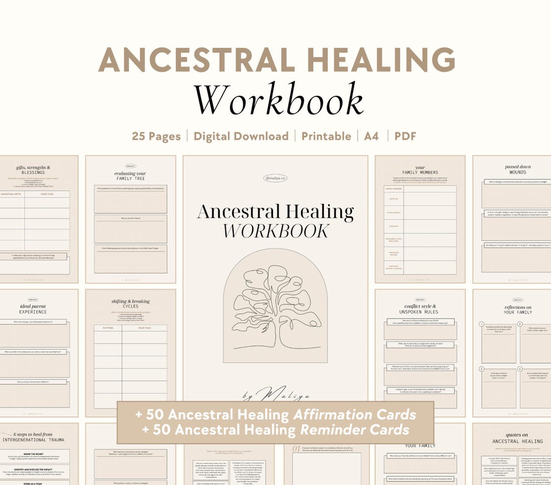 Ancestral Healing Workbook | Generational Trauma & Curses, Breaking ...