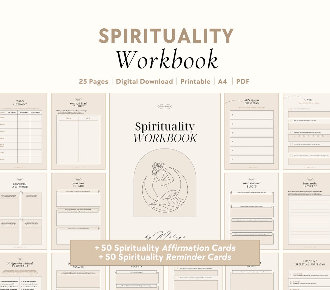Spirituality Workbook 7 Chakras Chart, Spiritual Awakening, Self ...