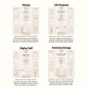 Self-love Bundle | Workbooks - Self-talk, Self-esteem, Confidence, Body ...