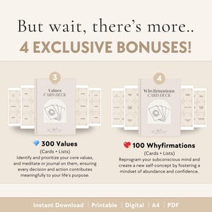 Growth Mindset Bundle | Workbooks - Productivity, Manifest Money ...