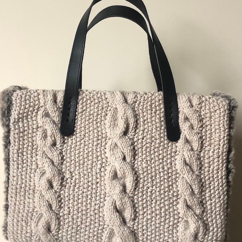 Knit Hand Bag - Etsy