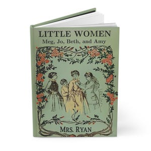 Personalized Little Women Hardcover Notebook Size A5 5.75x8 Lined ...