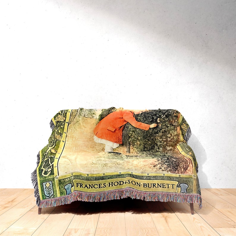Secret Garden Blanket, the Secret Garden Book Cover Tapestry Woven ...