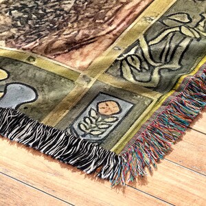 Secret Garden Blanket, the Secret Garden Book Cover Tapestry Woven ...