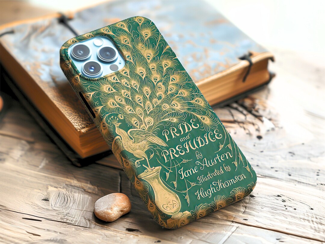 Book Lover Phone Case, Jane Austen Gift Pride Prejudice Phone Case for ...