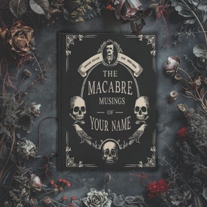 Personalized Hardcover Notebook Size A5 5.75"x8" Edgar Allan Poe ...