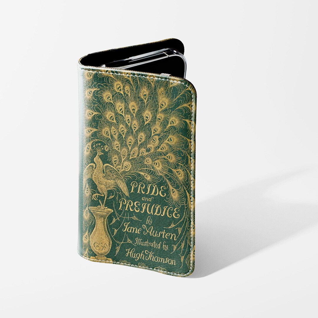 Book Phone, iPhone Flip Wallet Case, Pride & Prejudice Jane Austen ...