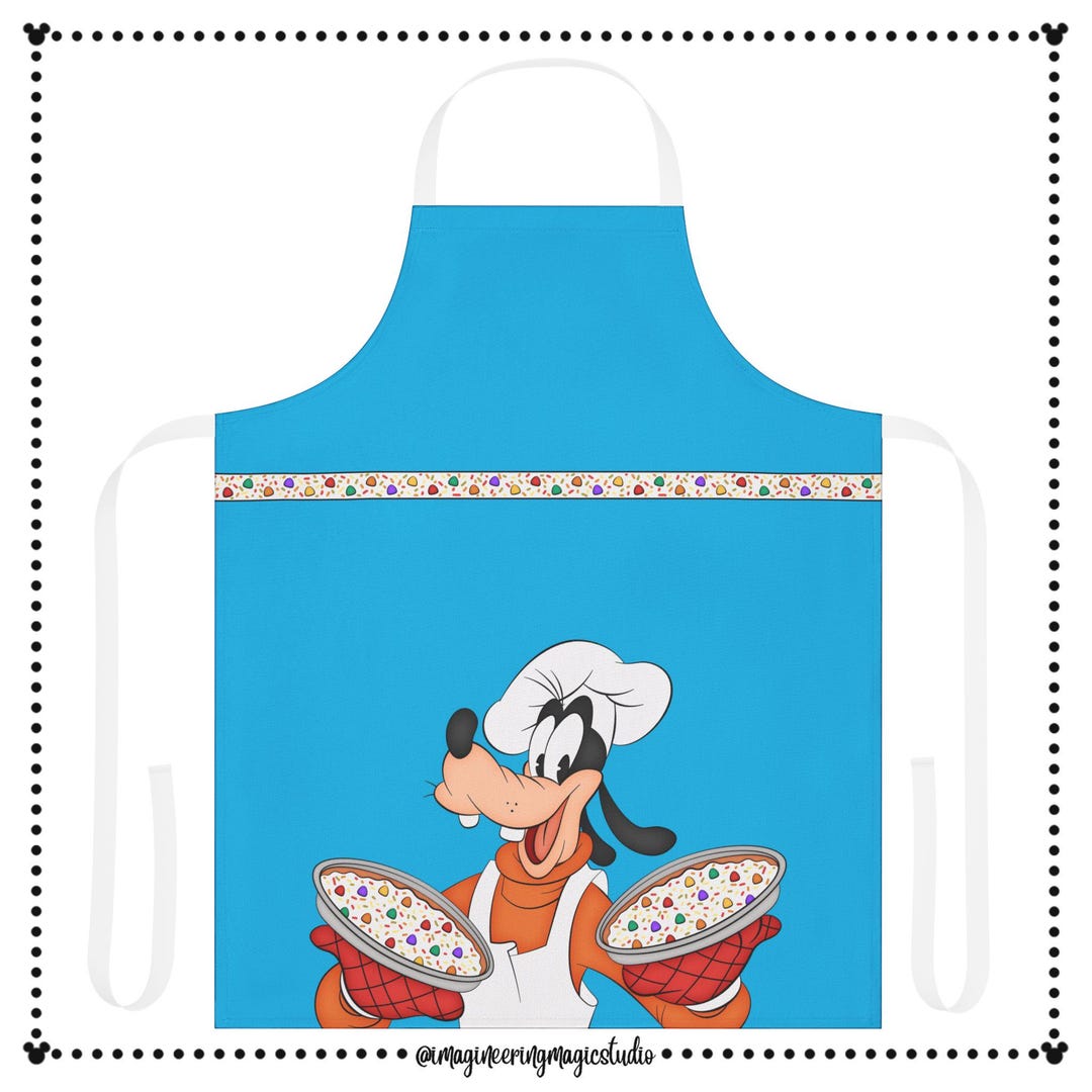 Disney Apron I Disney Characters Apron I Goofy Baking Apron I Unisex ...