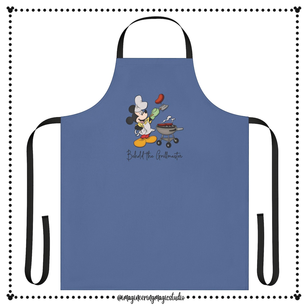 Disney Apron I Disney Characters Apron I Mickey Mouse Grillmaster Apron ...