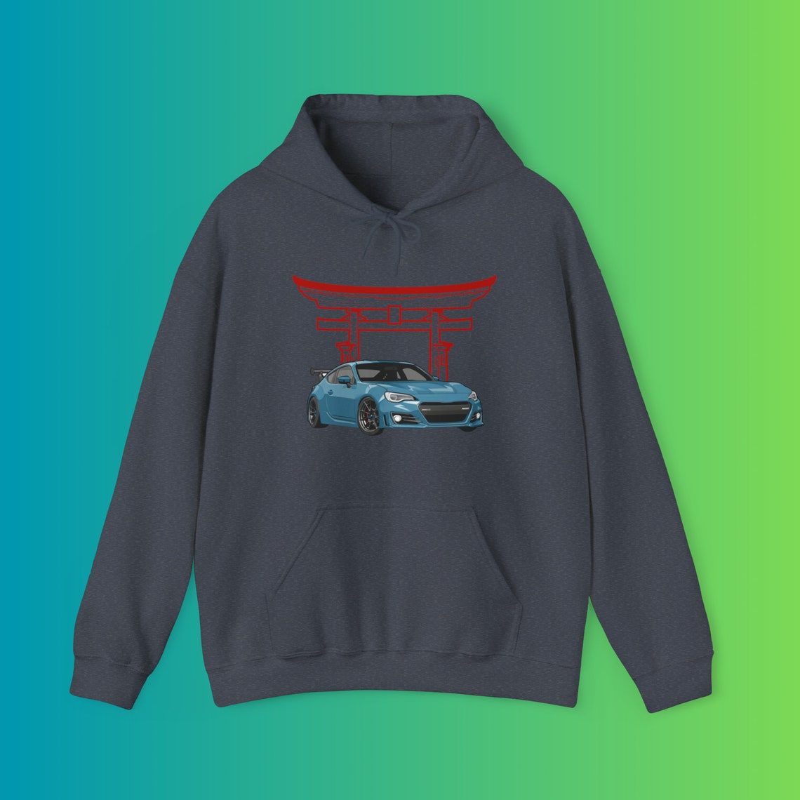 Subaru BRZ Hoodie Graphic Car Sweater for Men Car Lover JDM Muscle Car ...
