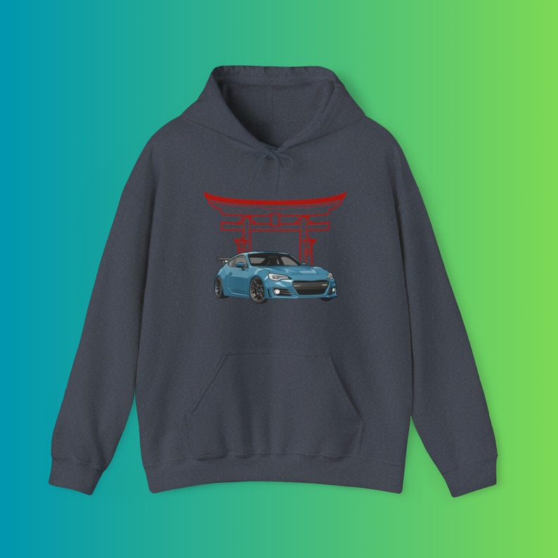 Subaru BRZ Hoodie Graphic Car Sweater for Men Car Lover JDM Muscle Car ...