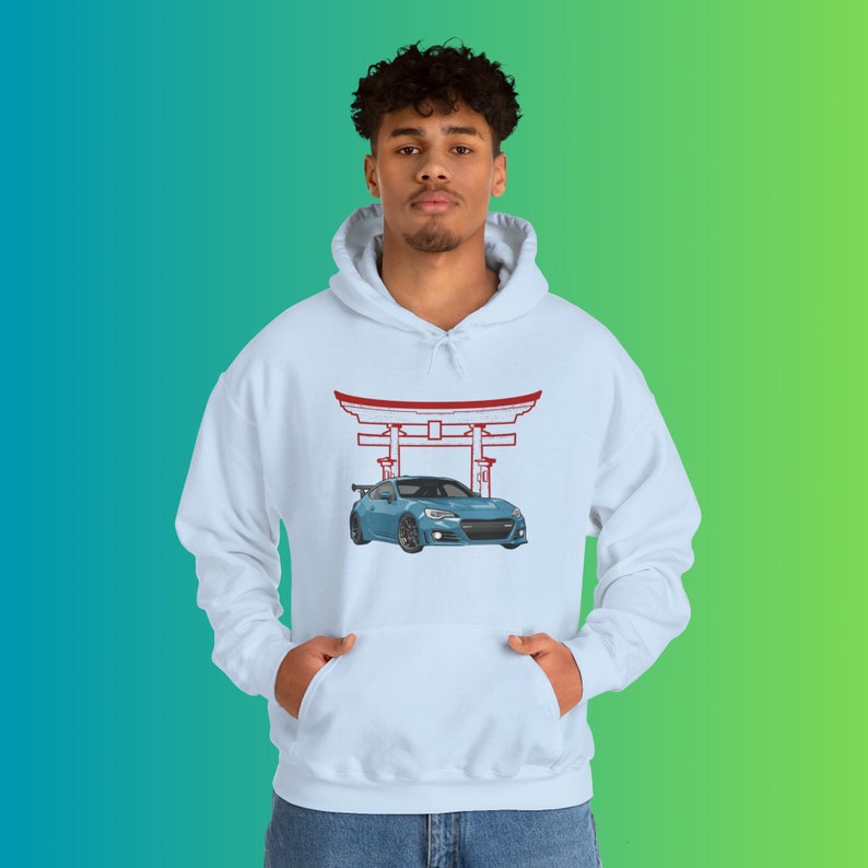 Subaru BRZ Hoodie Graphic Car Sweater for Men Car Lover JDM Muscle Car ...