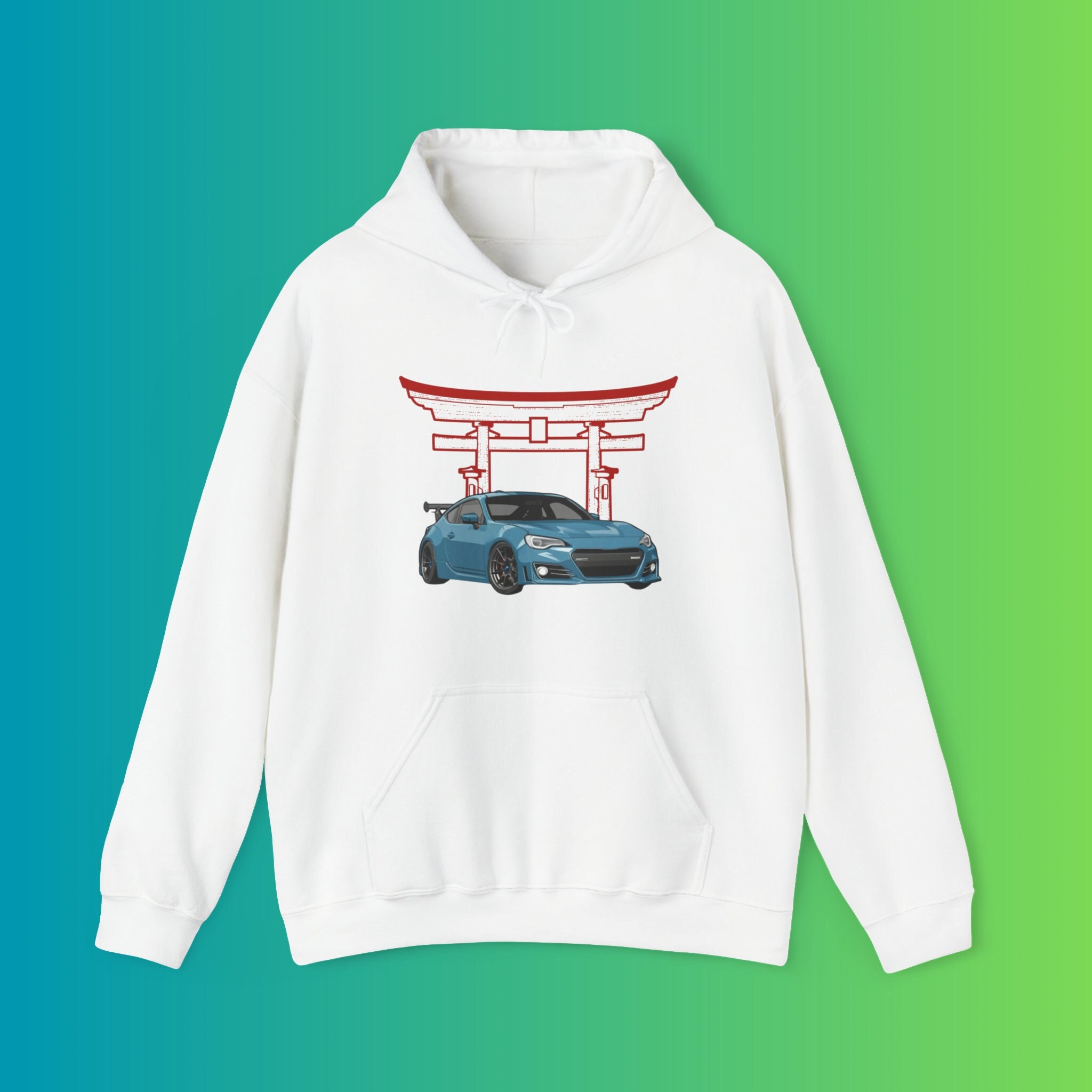 Subaru BRZ Hoodie Graphic Car Sweater for Men Car Lover JDM Muscle Car ...