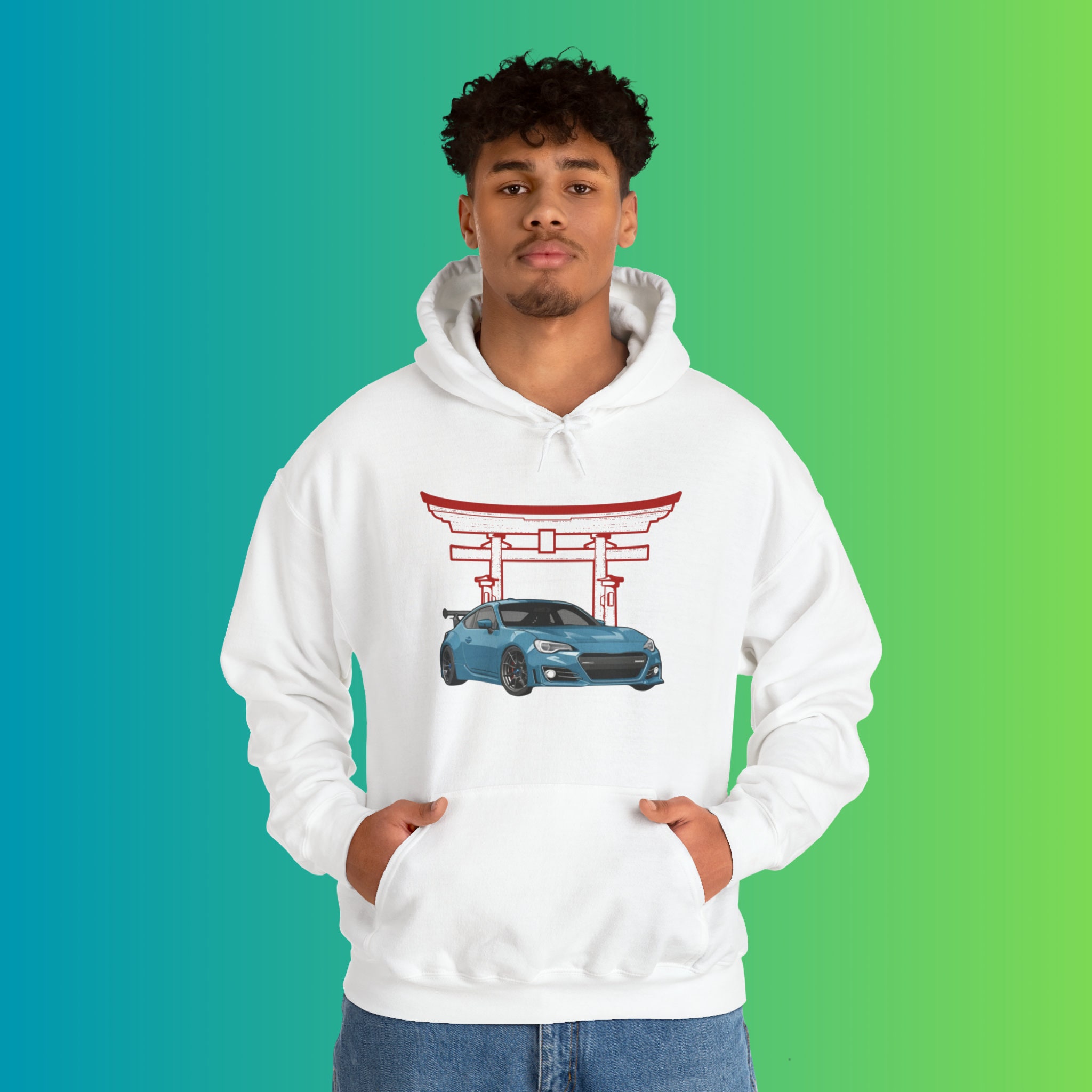Subaru BRZ Hoodie Graphic Car Sweater for Men Car Lover JDM Muscle Car ...