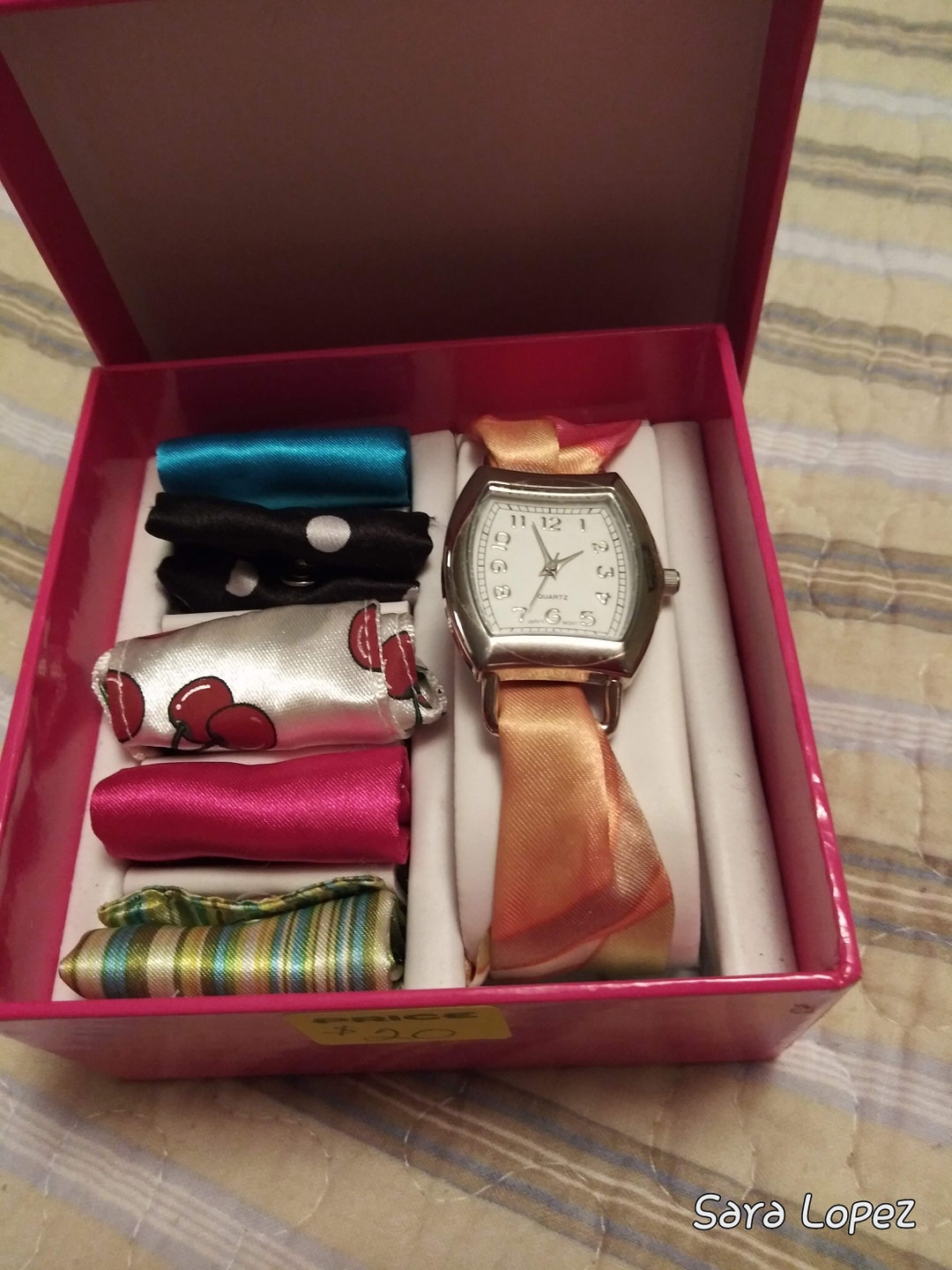Ladies Satin Band Analog Watch Vintage Avon - Etsy