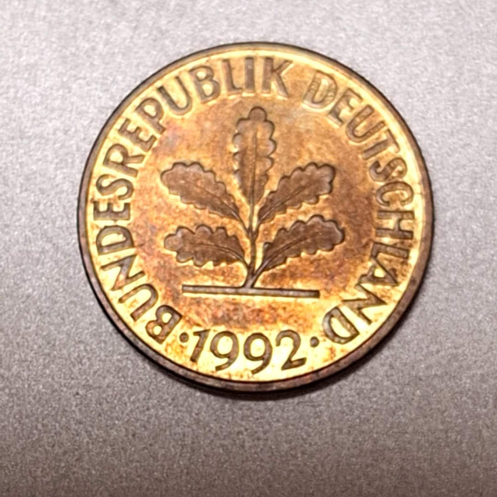1992 German Coin From Bundes Republik Deutschland - Etsy