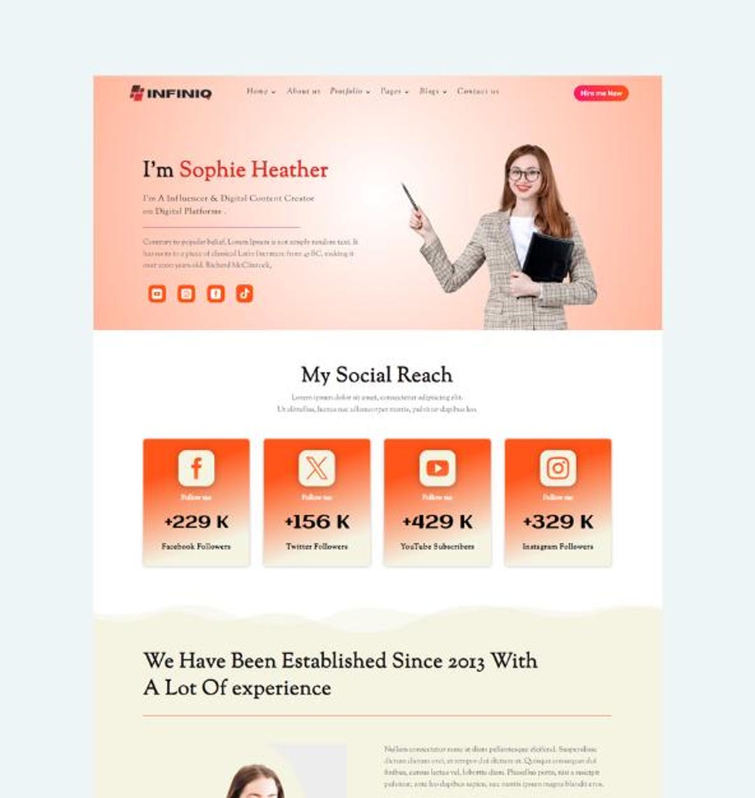 Divi Child Theme for Digital Marketing | Influencer | Feminine Style Digital Download Products ...