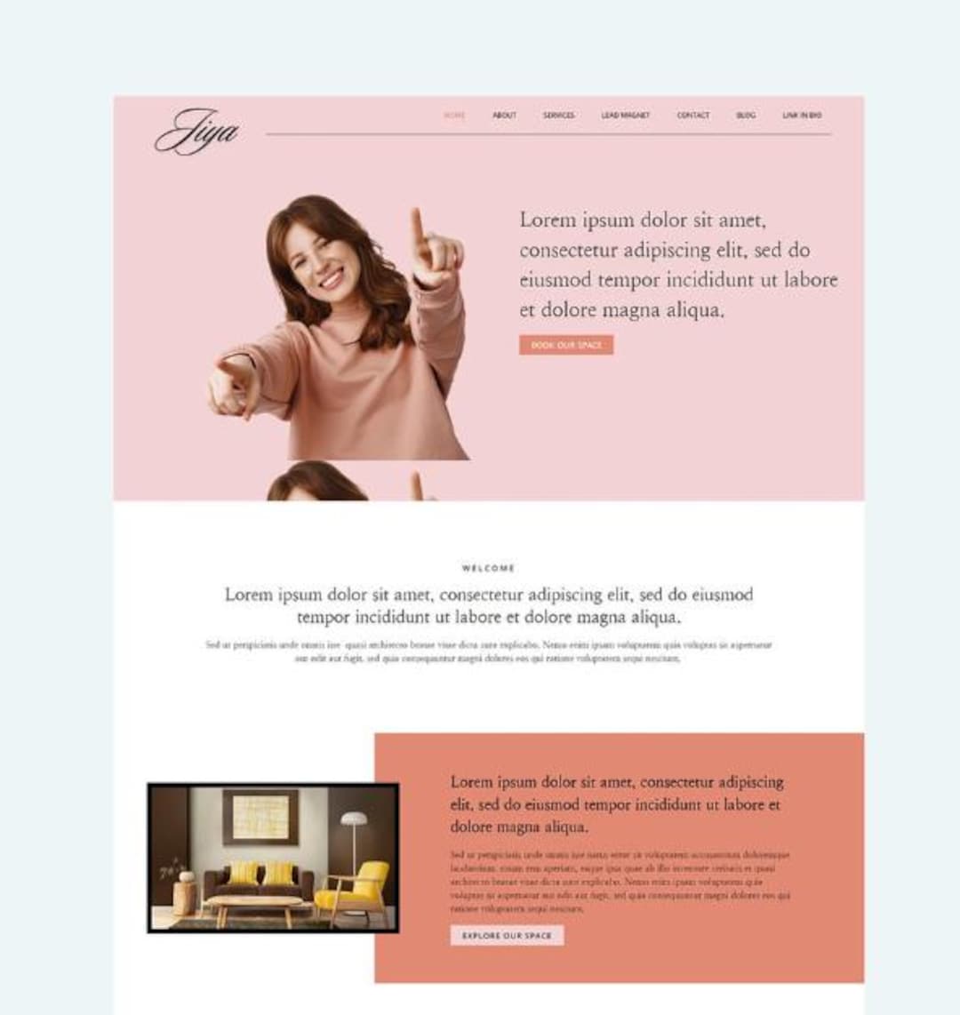 Jiya Website Template for Elementor Kit & Wordpress | for Health ...