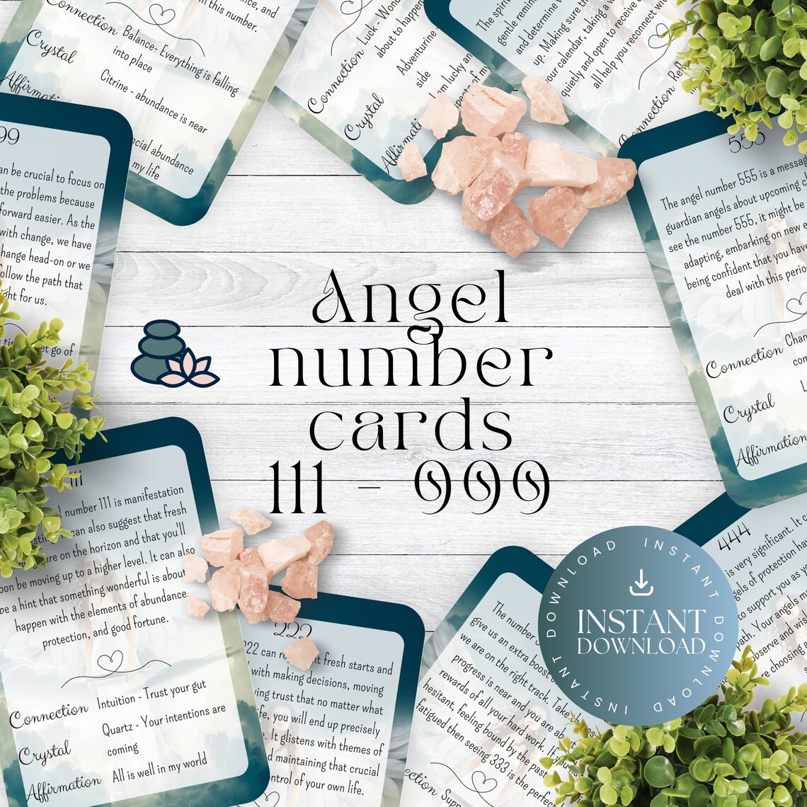Numerology Card Set Uncover the Hidden Meanings Behind Numbers With ...