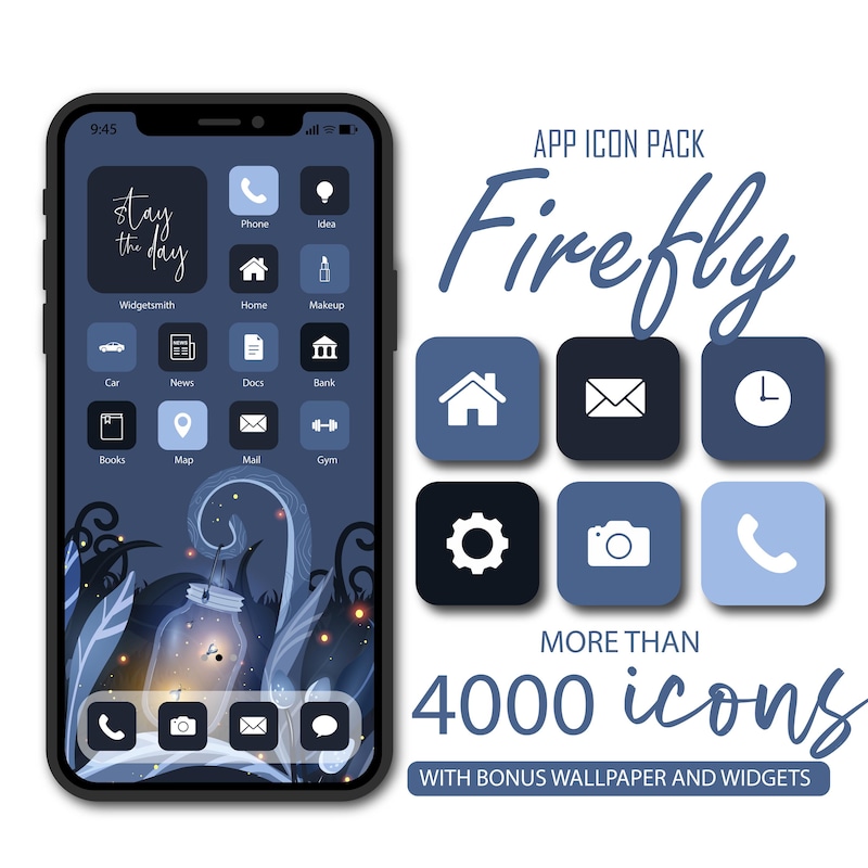 Blue App Icons - Etsy