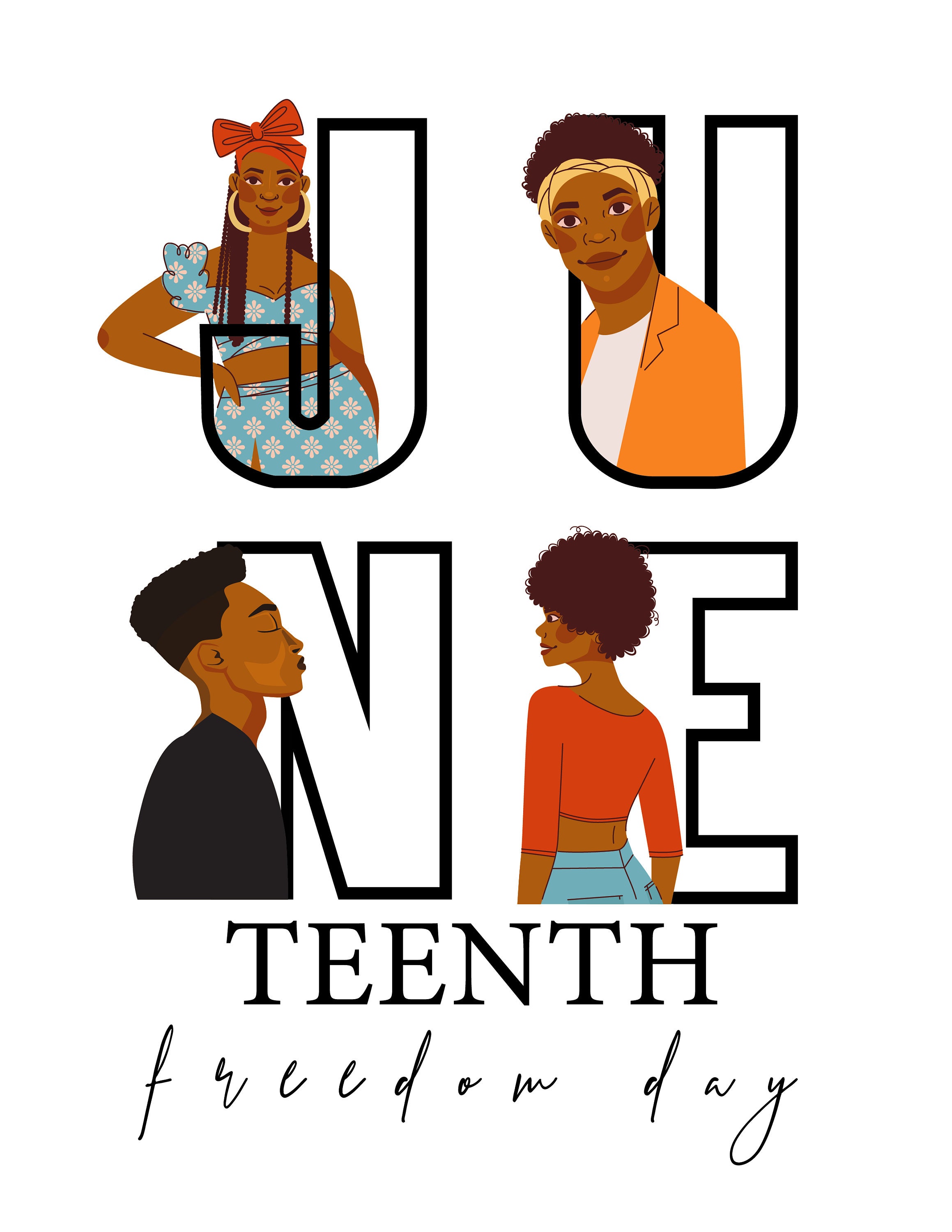 PRINTABLE Juneteenth Poster, Juneteenth History Poster,freedom Posters ...