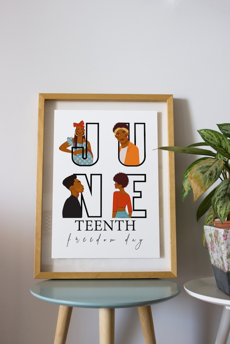 PRINTABLE Juneteenth Poster, Juneteenth History Poster,freedom Posters ...