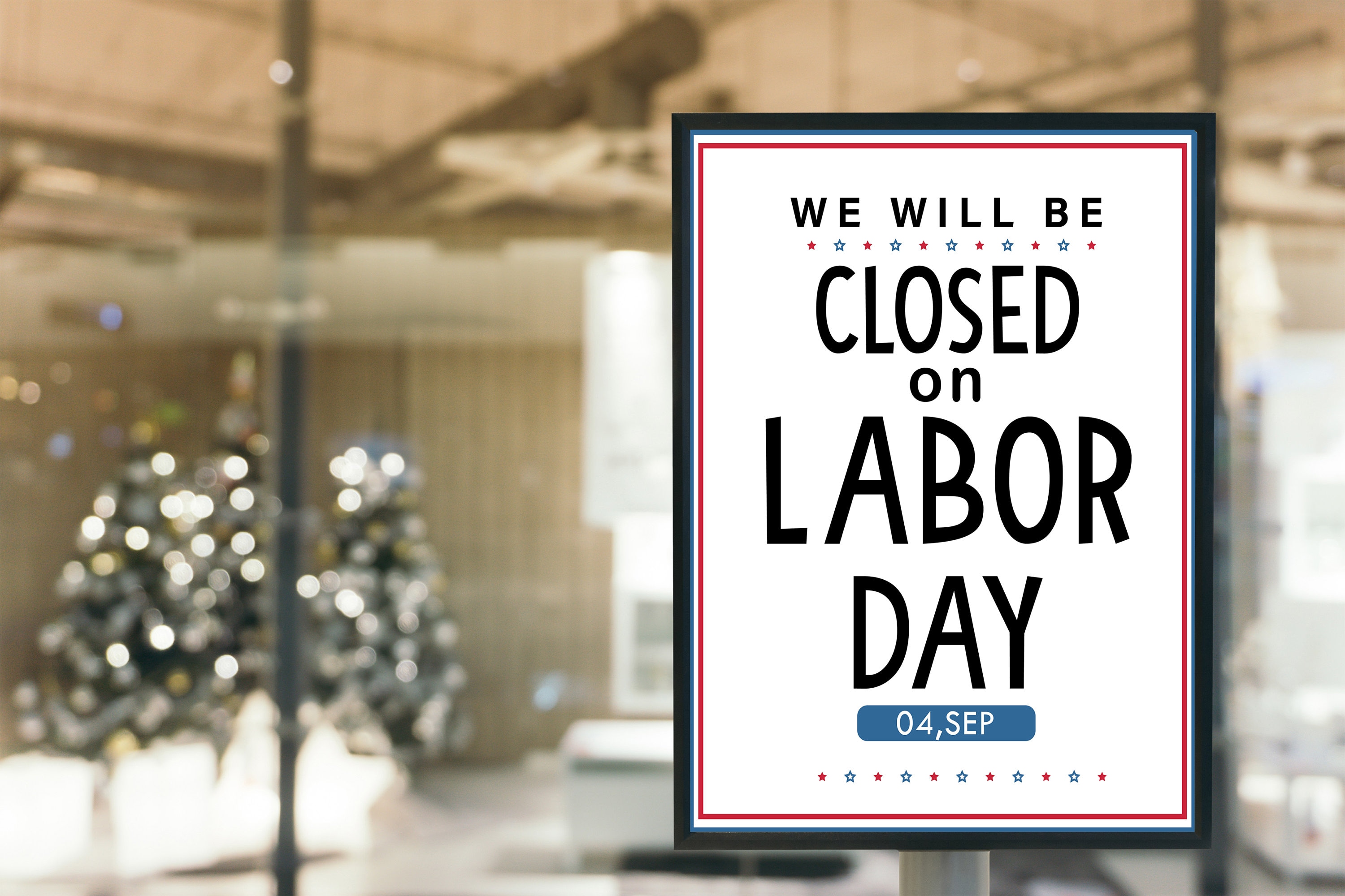 PRINTABLE Closed on Labor Day Poster Closed on Labor Day - Etsy