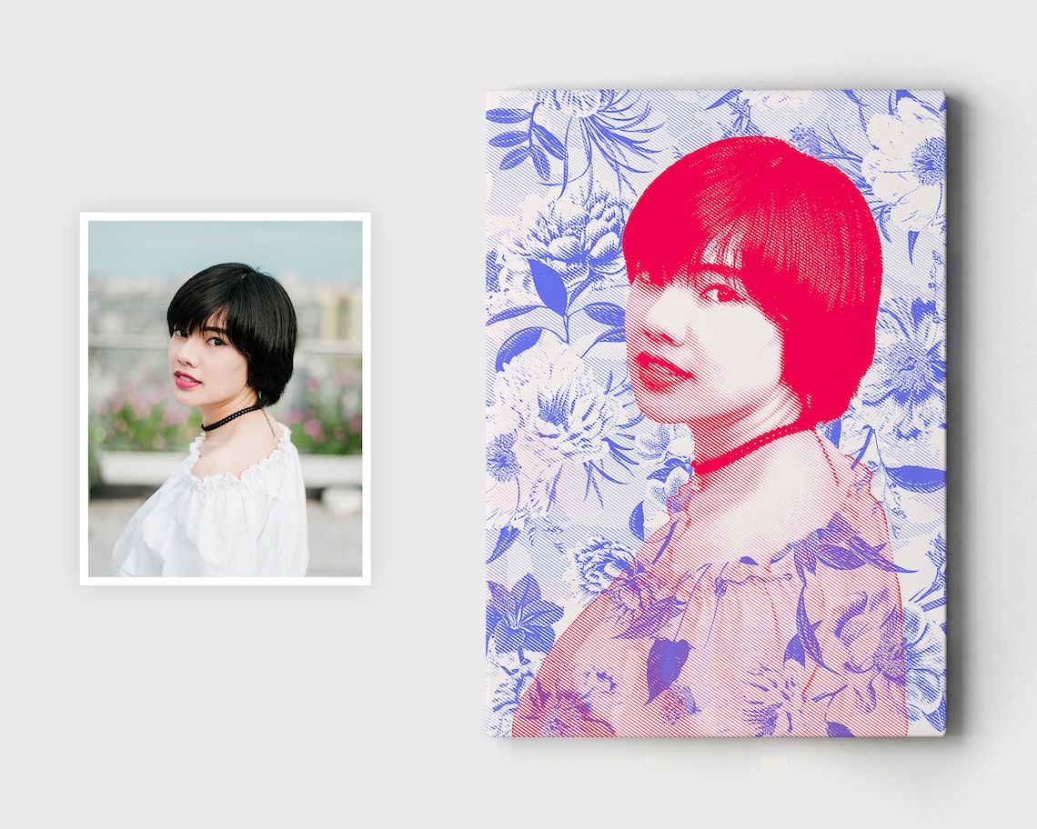 Custom Pop Art Portrait From Photo | Original Personalized Pop Art ...