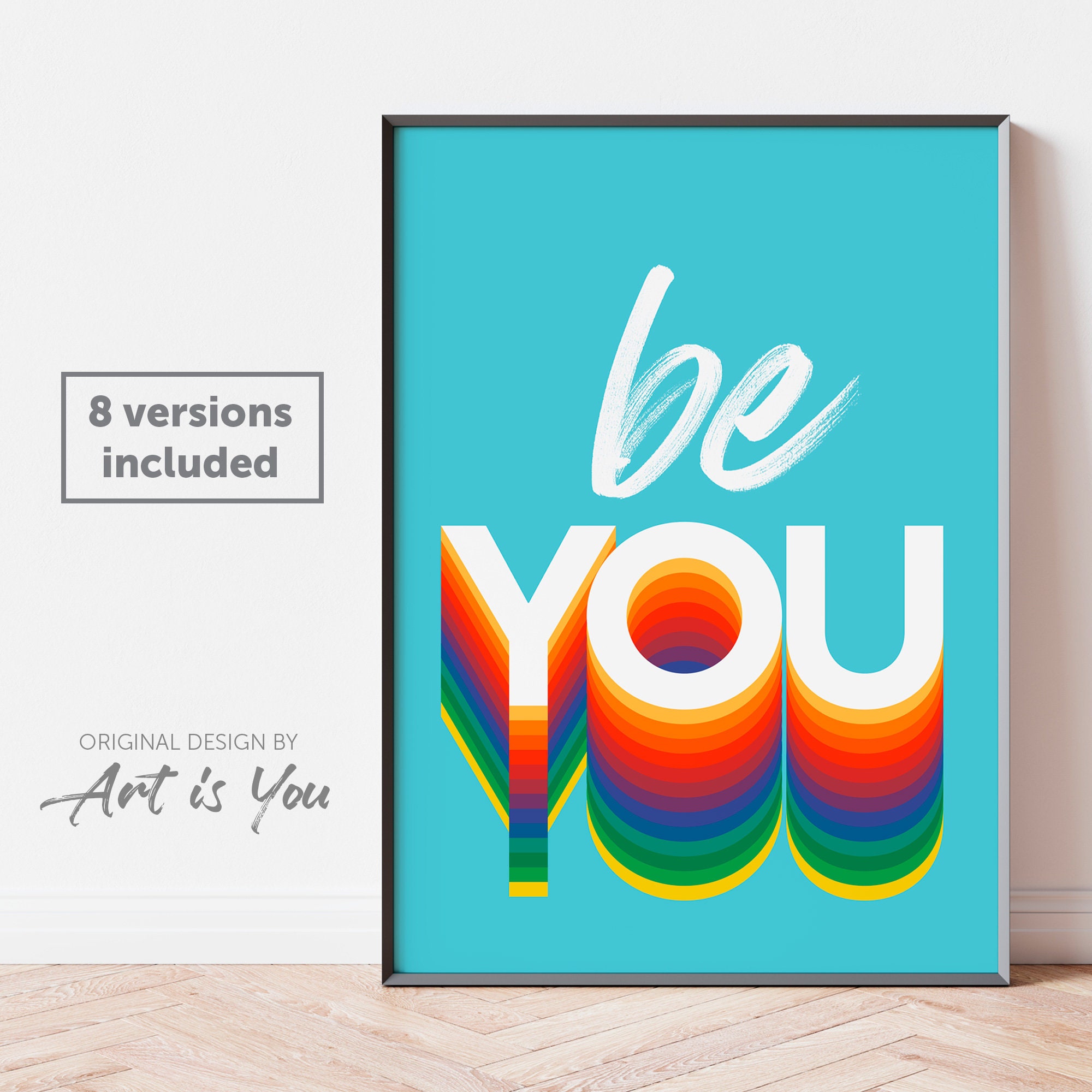 Printable Poster Be You Motivational Printable Art - Etsy