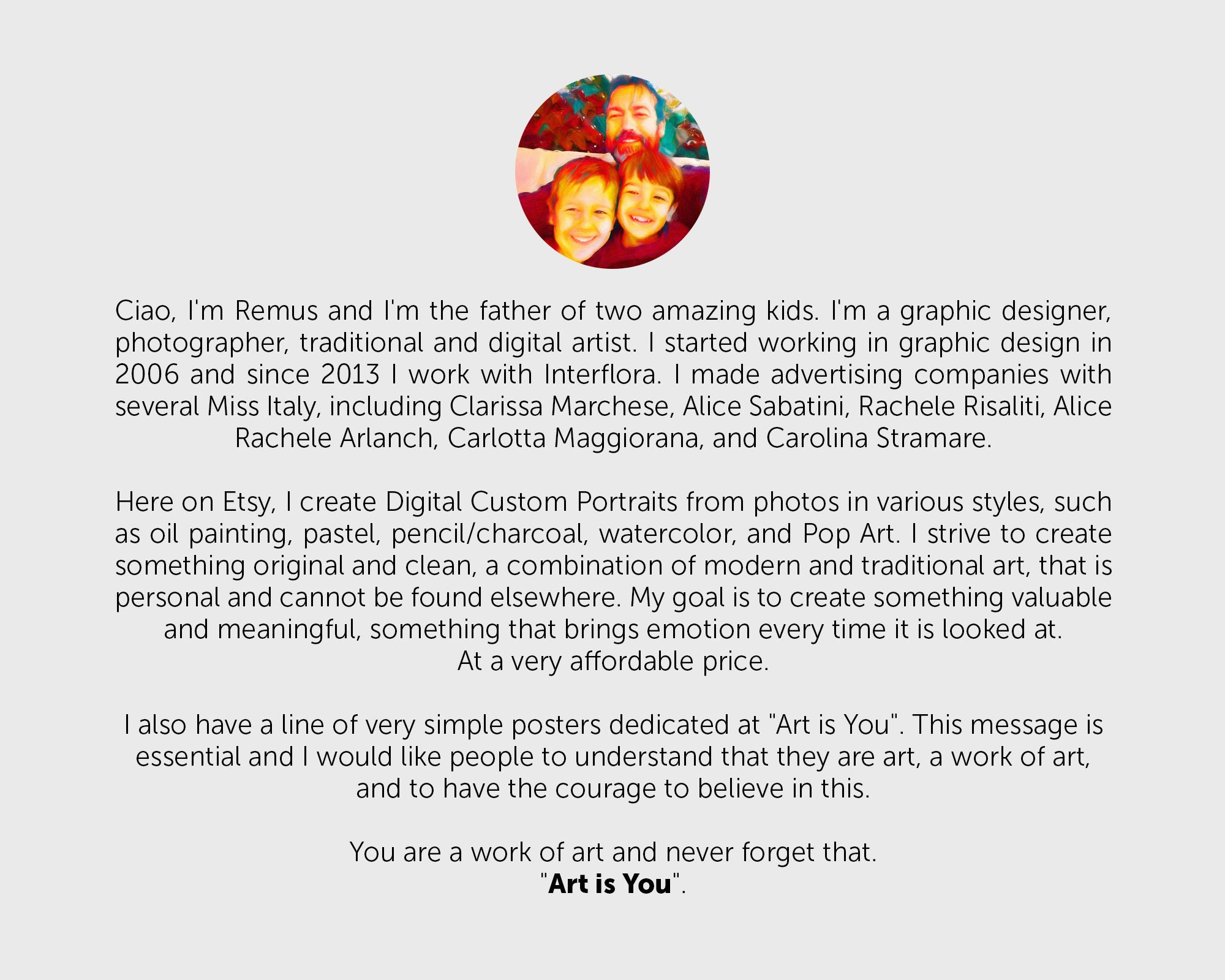 Custom Pop Art Portrait From Photo | Original Personalized Pop Art ...