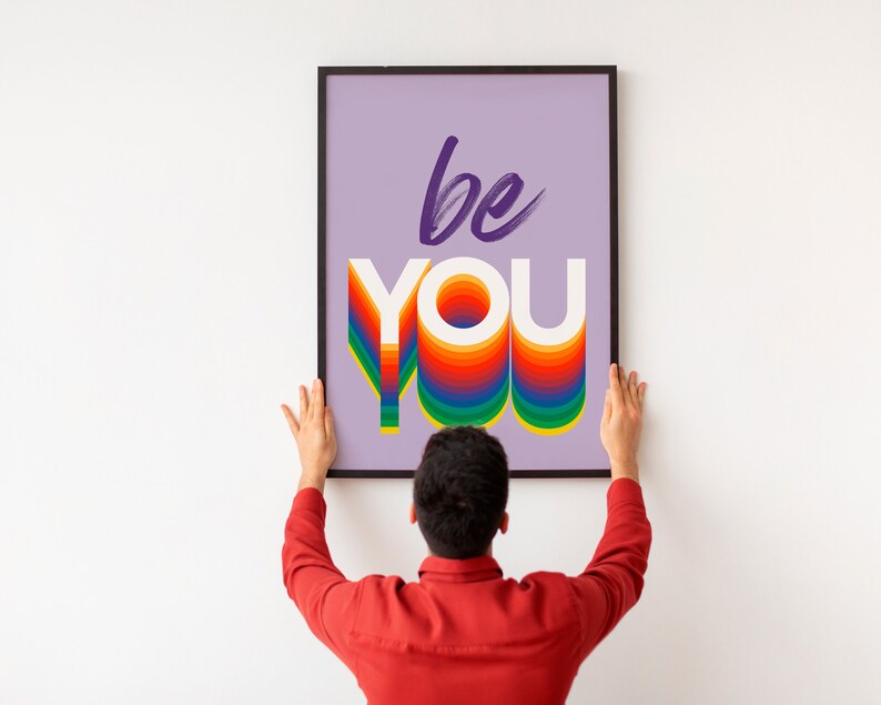 Printable Poster Be You Motivational Printable Art - Etsy