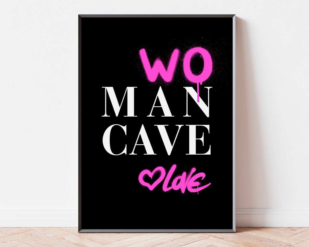 Poster Woman Cave/man Cave She Shed Poster Feminine Room - Etsy