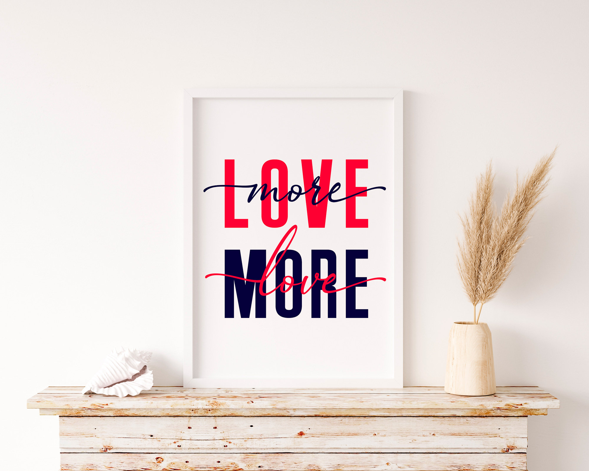 Poster love More More Love Printable Wall Art Inspirational Wall Decor ...