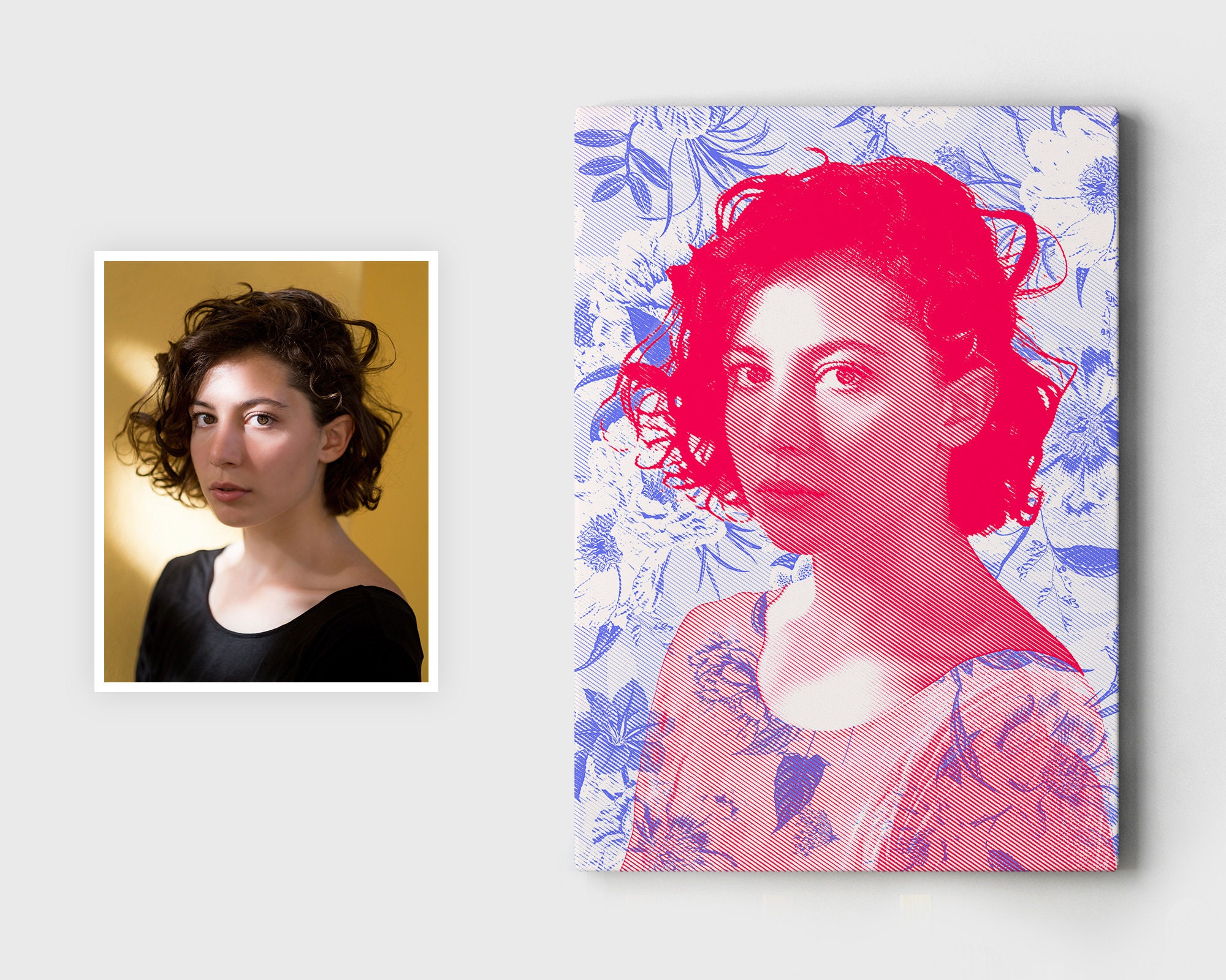 Custom Pop Art Portrait From Photo | Original Personalized Pop Art ...