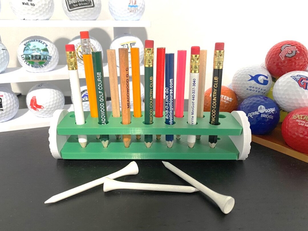 Golf Pencil Display Stand Holds 15 Golf Pencils - Etsy