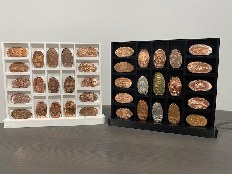 Pressed Penny Display: Holds 19 Smushed Pennies - Etsy