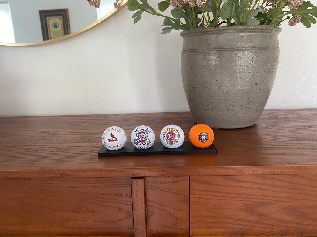 Golf Ball Display Stand: Holds 4 Golf Balls - Etsy
