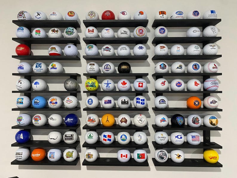Golf Ball Display Stand: Holds 12 Golf Balls - Etsy