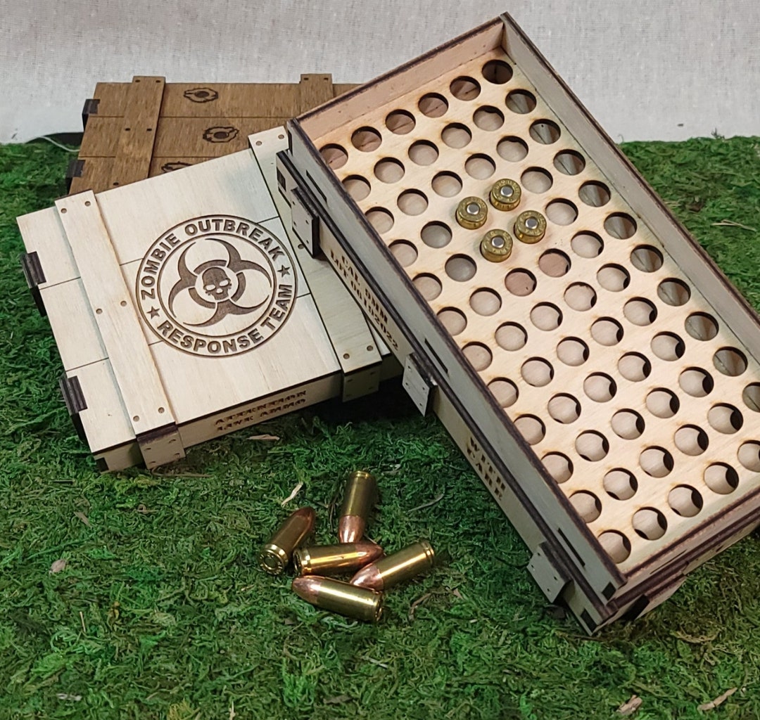 Custom Wooden Ammo Box – Durable Military-style Storage Crate ...