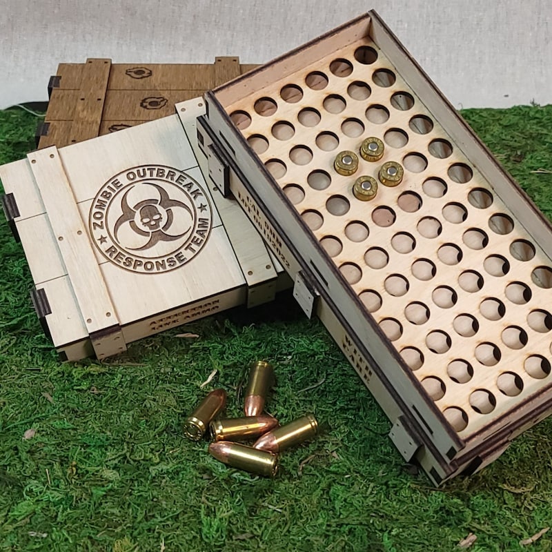Wood Ammo Box - Etsy