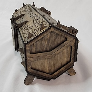 Customizable Gothic Vampire Chest for Dice and Keepsakes - Handcrafted ...