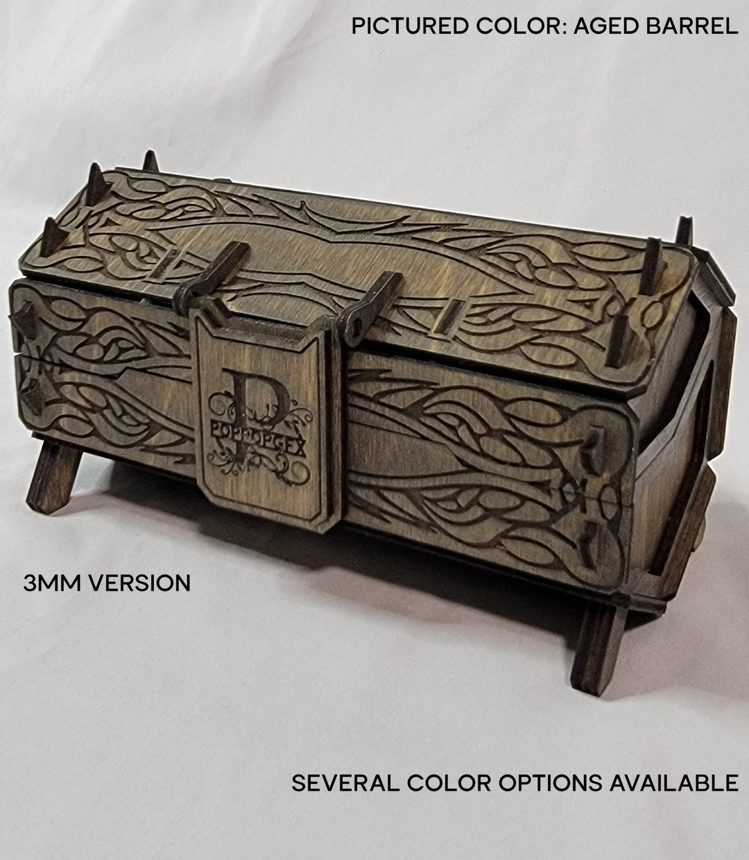 Customizable Gothic Vampire Chest for Dice and Keepsakes - Handcrafted ...